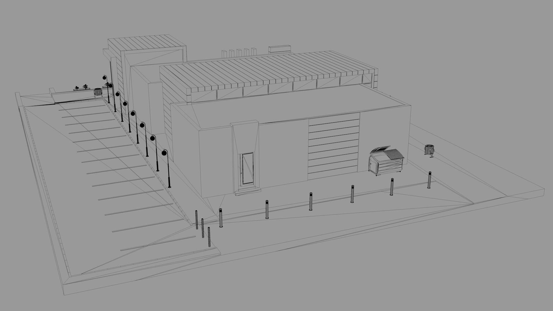 Supermarket Retail Store - 3D Model by zyed