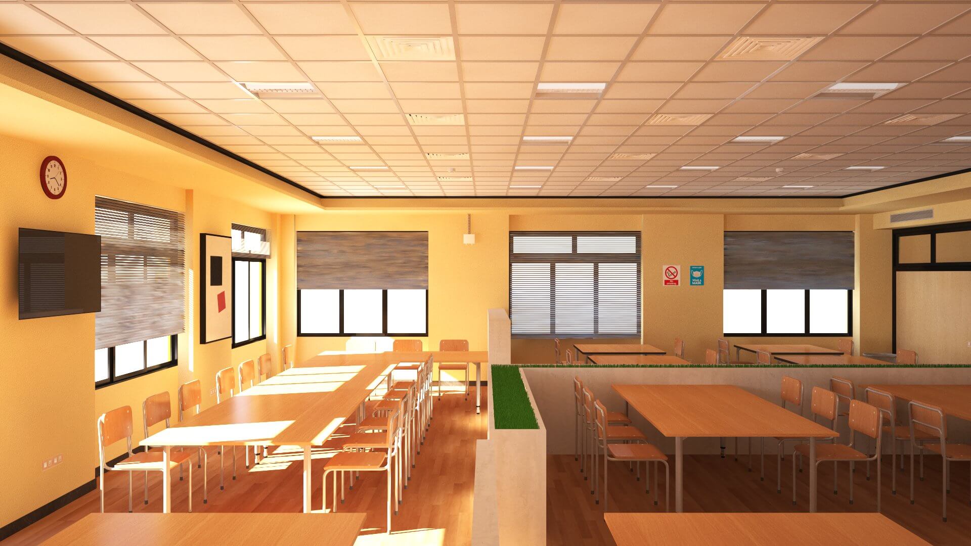 University Study Room - 3D Model by zyed