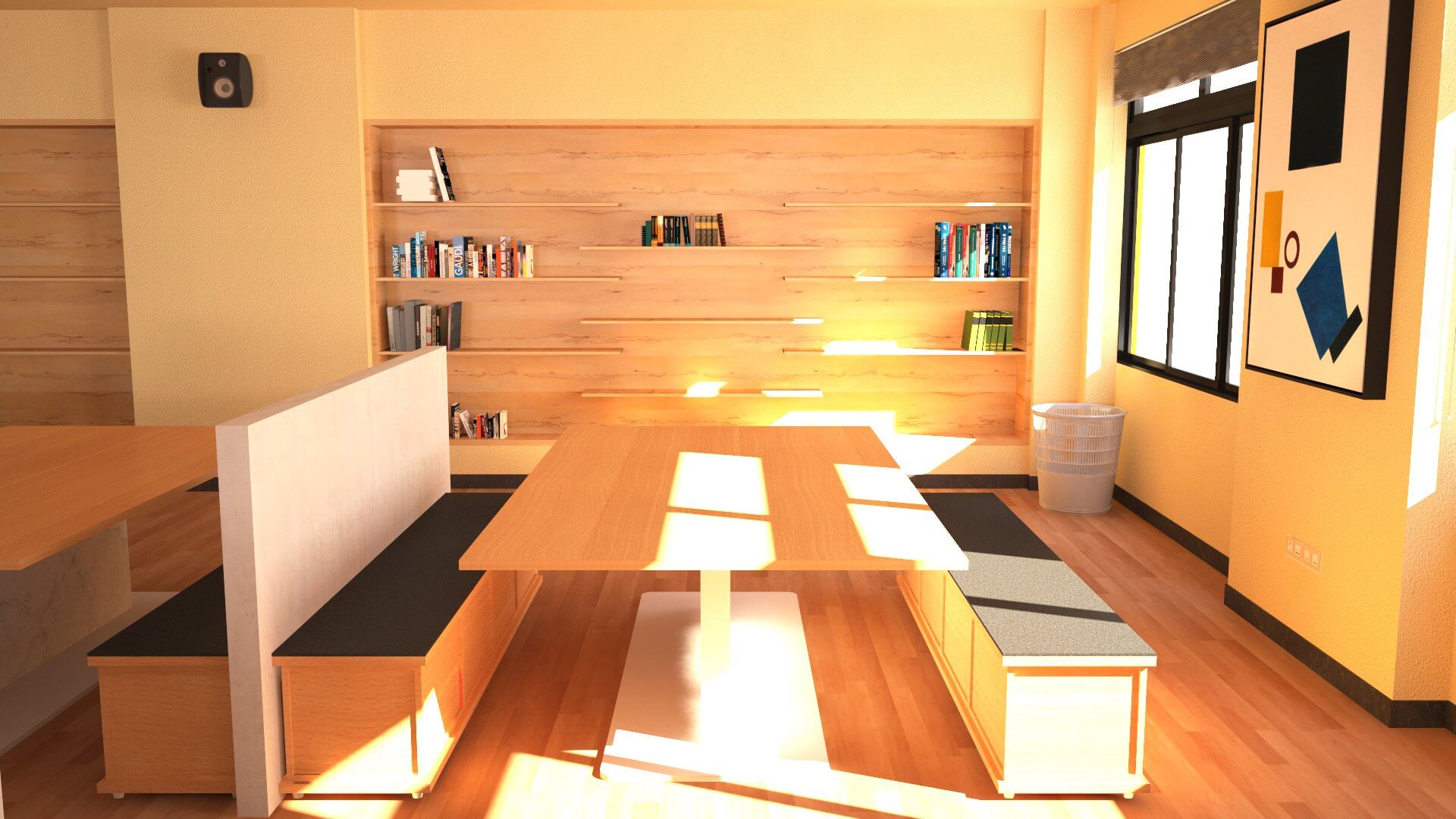 University Study Room - 3D Model by zyed