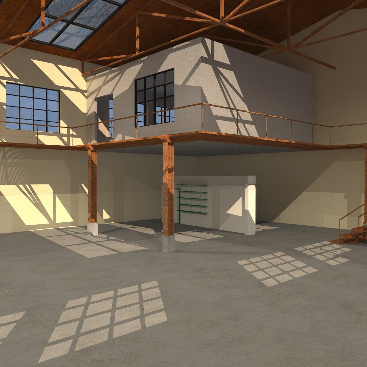 Warehouse - 3D Model by zyed