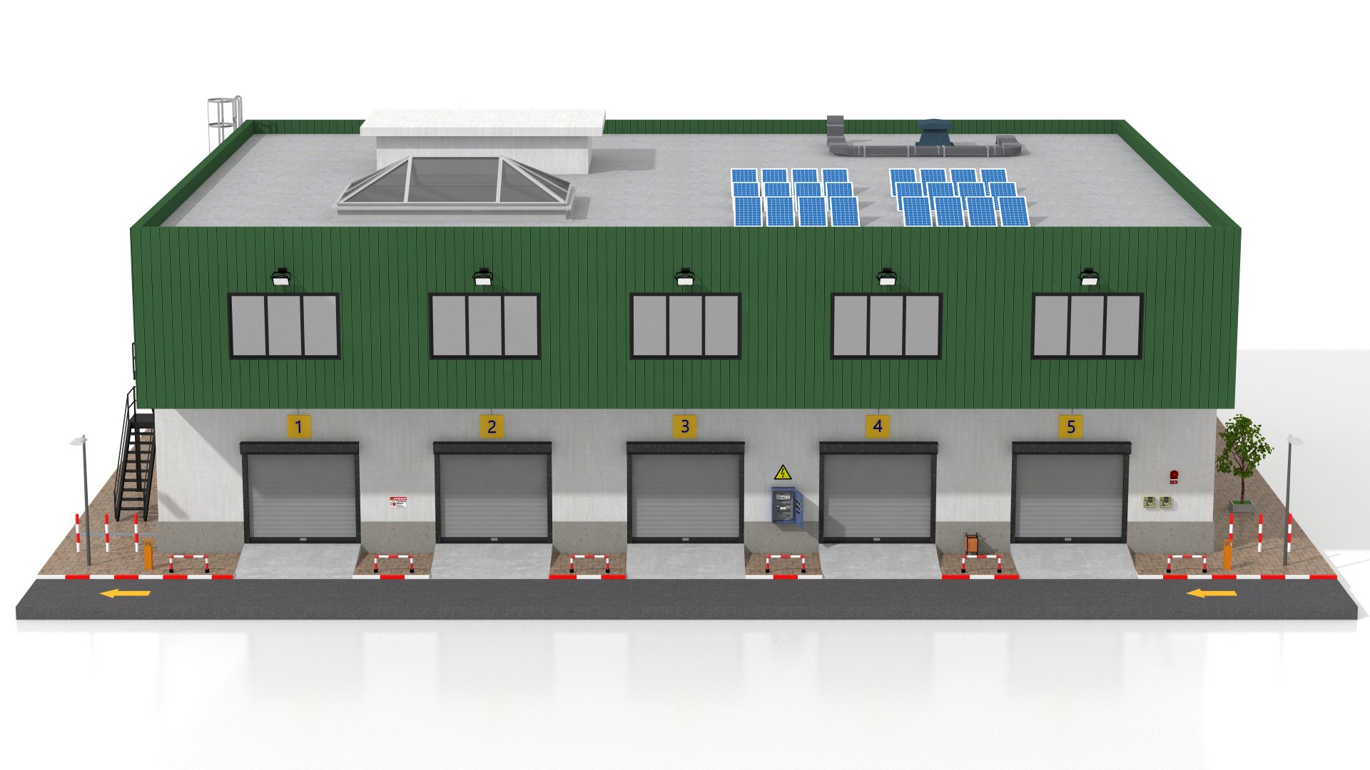 Warehouse - 3D Model by zyed