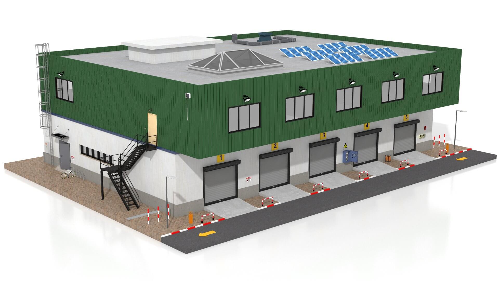Warehouse - 3D Model by zyed