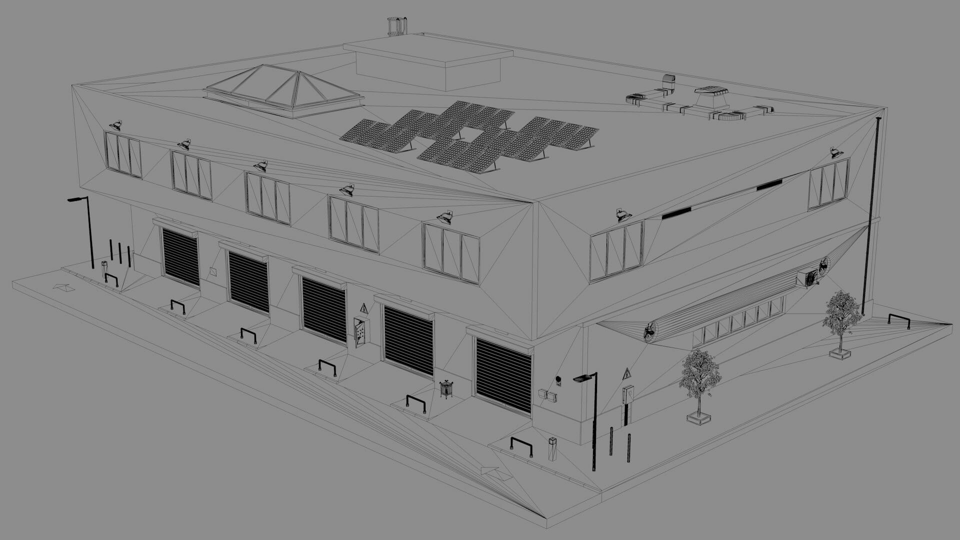 Warehouse - 3D Model by zyed