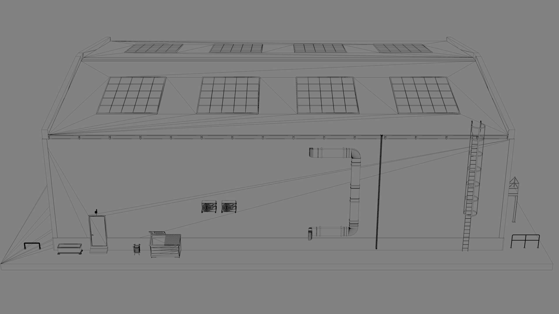 Warehouse - 3D Model by zyed