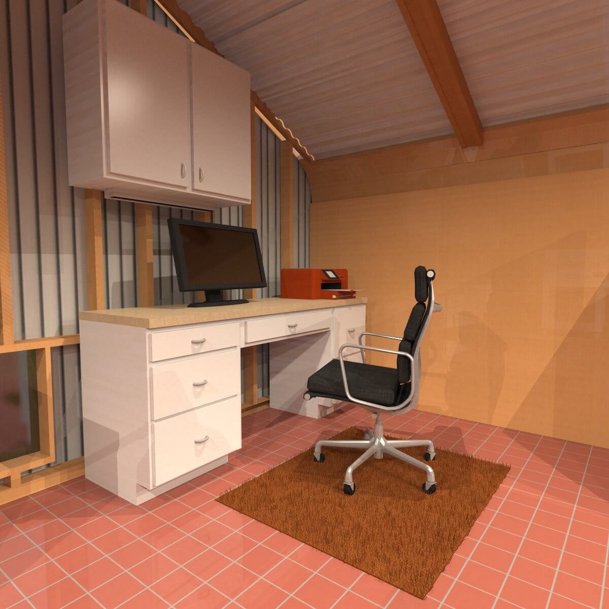 Work Studio - 3D Model by zyed