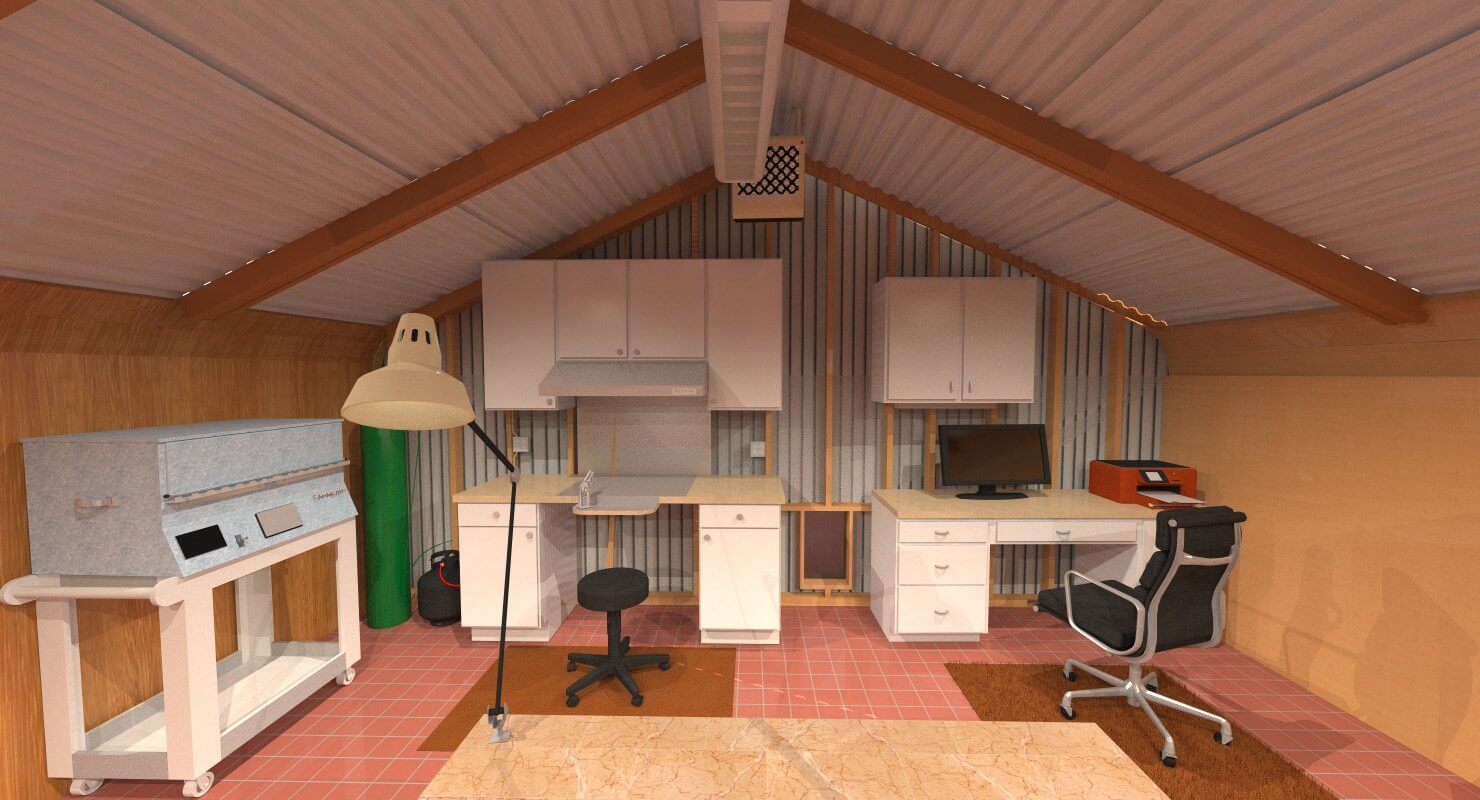 Work Studio - 3D Model by zyed